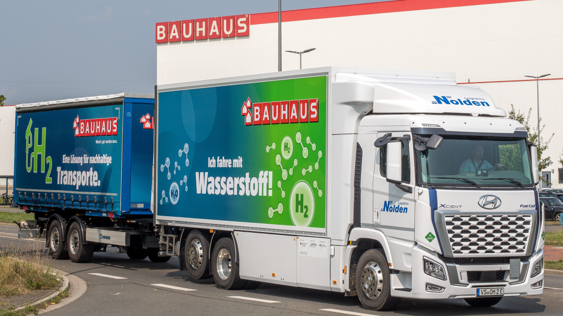 Bauhaus setzt Wasserstoff-Lkw in de... - diy online