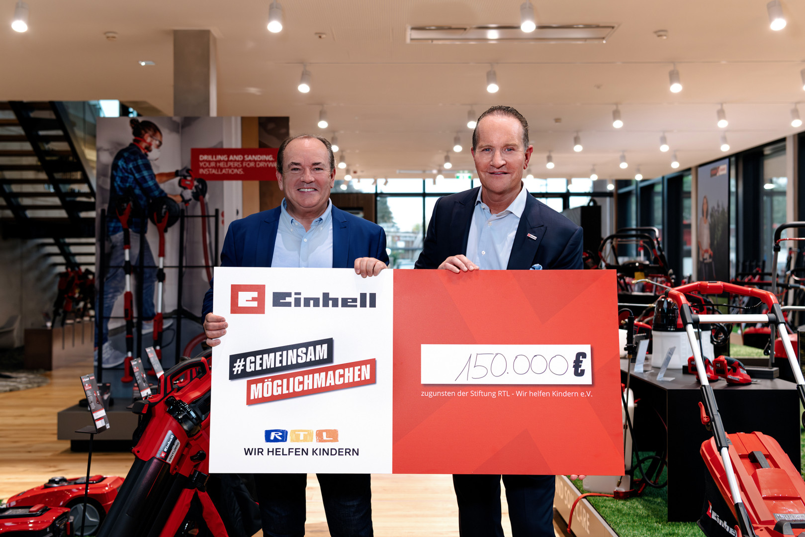 Einhell sorgt für leuchtende Kinder... - diy online