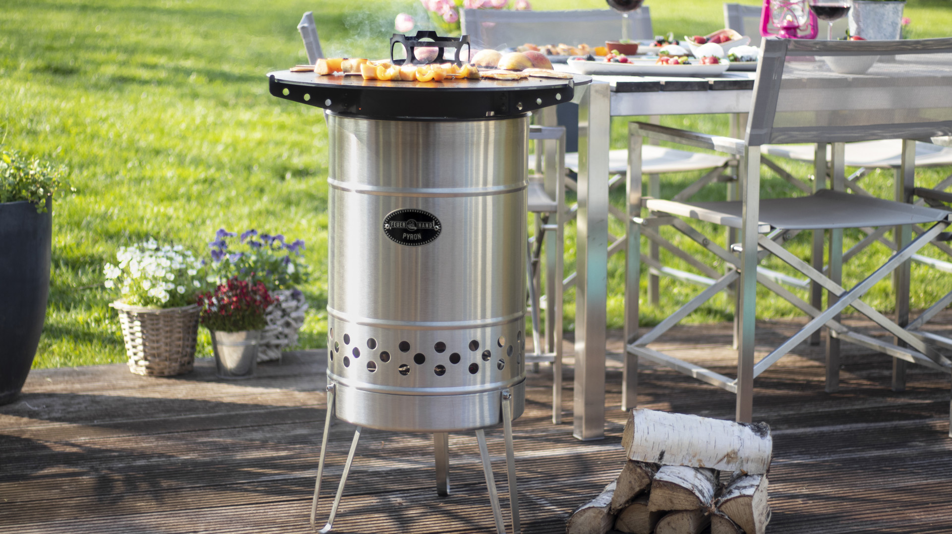 Feuertonne Zum Grillen
